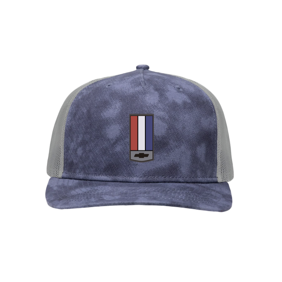 Camaro Bowtie Shield Washed Trucker Hat